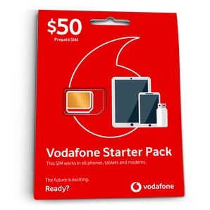 Vodafone $50 Sim Starter Kit | Target Australia