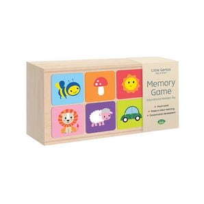 Memory Game Wood - Little Genius | Target Australia