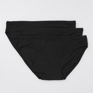 Lily Loves 3 Pack Soft Stretch Bikini Briefs - Black | Target Australia