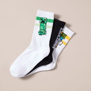 3 Pack Minecraft Socks | Target Australia