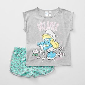 Smurfs Dreamer Short Sleeve Pyjama Set | Target Australia