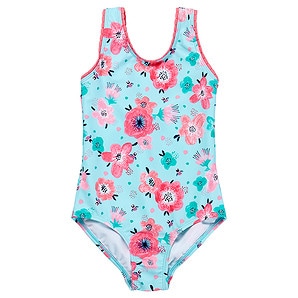 Girls' 1 Piece Floral Bathers | Target Australia
