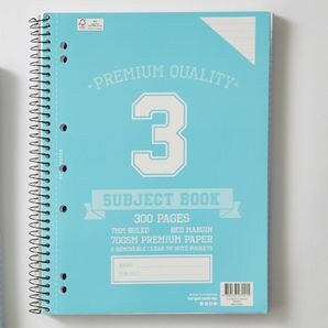 3 Subject Book 300 Pages Spiral Bound | Target Australia