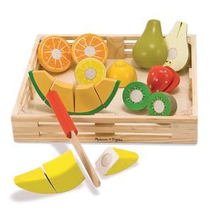 Melissa & Doug: Cutting Fruit Set - Wooden Play Food | Target Australia