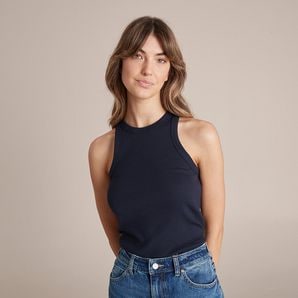 Organic Cotton Racer Front Tank Top | Target Australia