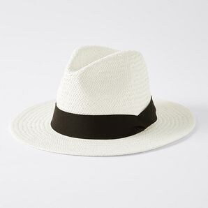 Panama Mid Brim Hat - White | Target Australia