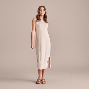 Linen Blend Knit Maxi Dress | Target Australia