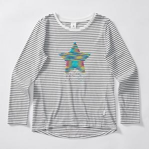 Star Reversible Sequin Long Sleeve Top | Target Australia
