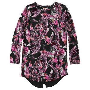 MOOKS Long Line Drop Hem Top | Target Australia