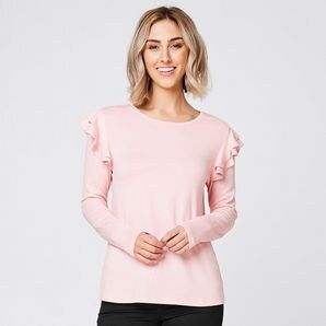 Ruffle Trim Top | Target Australia