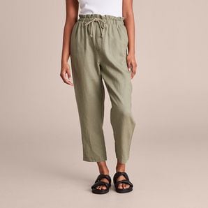 European Linen Tapered Pants | Target Australia