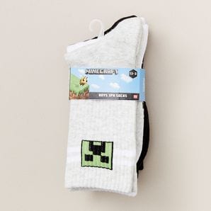 3 Pack Minecraft Socks | Target Australia