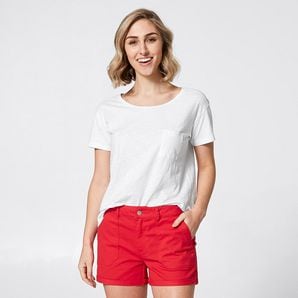 Twill Shorts - Red | Target Australia