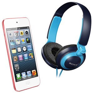 Apple® iPod® 32GB Touch + SONY Headphones Bundle - Pink | Target Australia