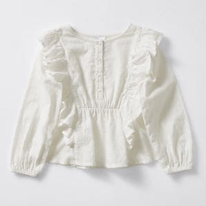 Long Sleeve Blouse - White | Target Australia