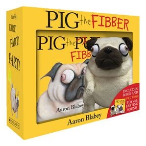 Pig the Fibber Mini Book + Farting Plush Box Set | Target Australia