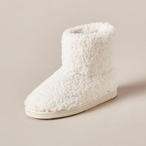 Womens Zoe Teddy Slipper Boots | Target Australia