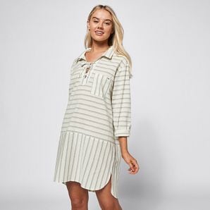 Piping Hot Striped Cover Up Dress | Target Australia