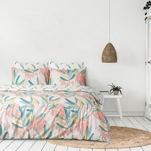 Mable Tan Quilt Cover Set - Proteas - Double Bed | Target Australia