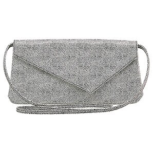 Ascot Envelope Clutch - Black/White | Target Australia