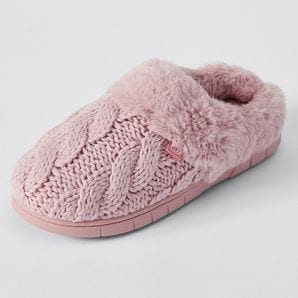 Piping Hot Shirley II Knitted Slippers - Pink | Target Australia