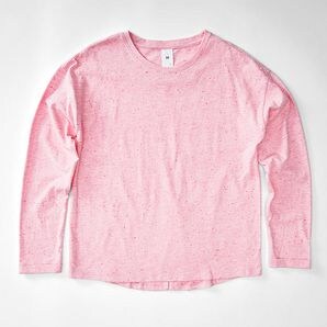 Long Sleeve Drop Shoulder Fleck Top | Target Australia