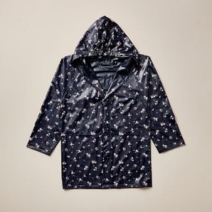 Kids Raincoat - Ditsy Floral - Black | Target Australia