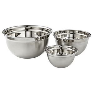 Set of 3 Stainless Steel Mixing Bowls | Target Australia