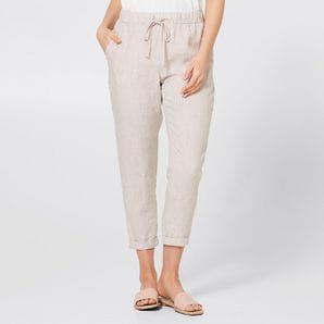 Linen Jogger Pants - Natural | Target Australia