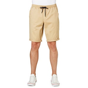 Men's Elastic Waist Byron Shorts - Tan | Target Australia