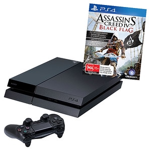 PlayStation 4 500GB Console + Assassin's Creed IV Black Flag PS4 Game ...