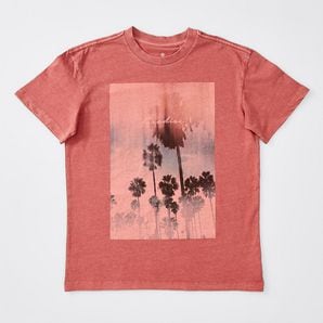 Photo Print T-shirt - Red | Target Australia