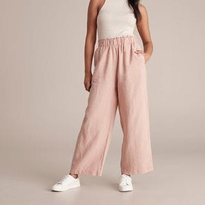 European Linen Wide Leg Pants | Target Australia