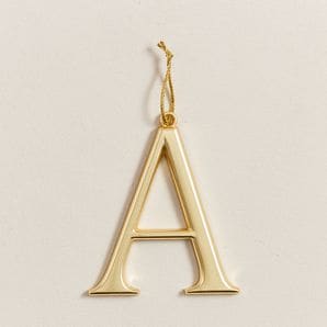 Christmas Metallic Alphabet Decoration - Gold | Target Australia