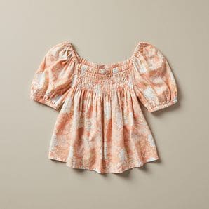 Linen Blend Puff Sleeve Top | Target Australia