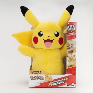 Pokemon Electric Charge Pikachu Feature Plush | Target Australia