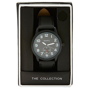 Men's Analogue Watch - Black | Target Australia