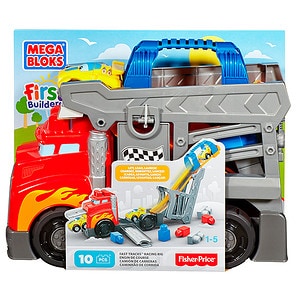 MEGA BLOKS First Builders Fast Tracks Racing Rig CND68 | Target Australia