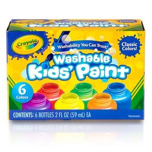 Crayola 6 Pack Washable Kids Paint | Target Australia