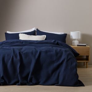 Warner Textured Quilt Cover Set | Target Australia