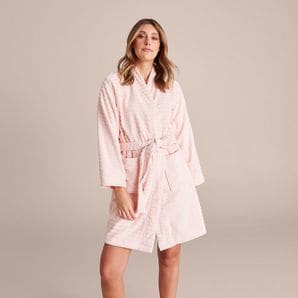 Stripe Towelling Sleep Dressing Gown | Target Australia