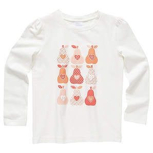 essentials Printed Long Sleeve Stretch Tee - White | Target Australia