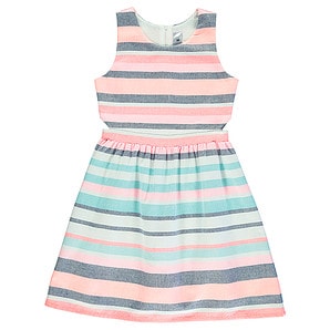 Girls' Stripe Textured Dress | Target Australia
