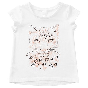 Short Sleeve Leopard Print T-Shirt | Target Australia