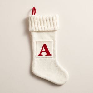 Alphabet Christmas Stocking - A | Target Australia