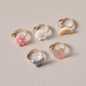 5 Pack Gift Box Rings | Target Australia