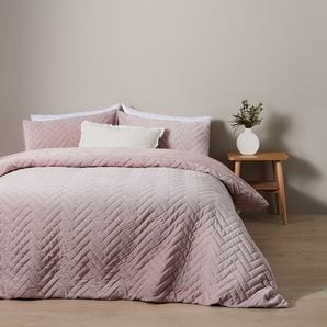 Riva Velvet Quilt Cover Set | Target Australia