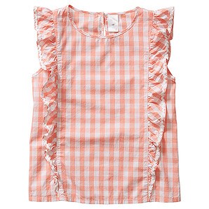 Girls' Gingham Ruffle Top | Target Australia