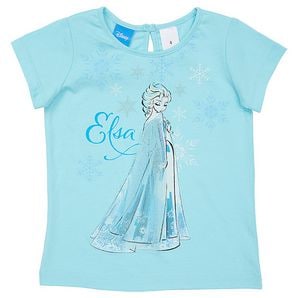 Disney Frozen Elsa With 3D Tulle Train Short Sleeve Tee | Target Australia
