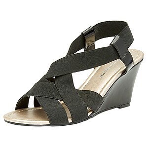 Radaka Wedge Sandals - Black | Target Australia